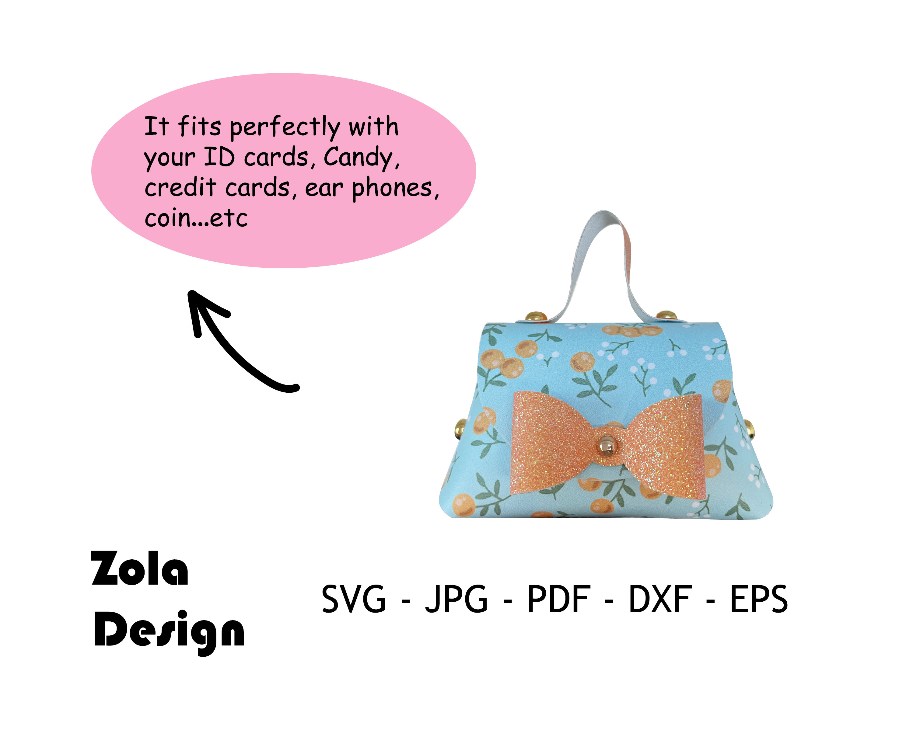 Purse Bundle Svg Gift Bag Template Svg Coin Purse Template - Etsy