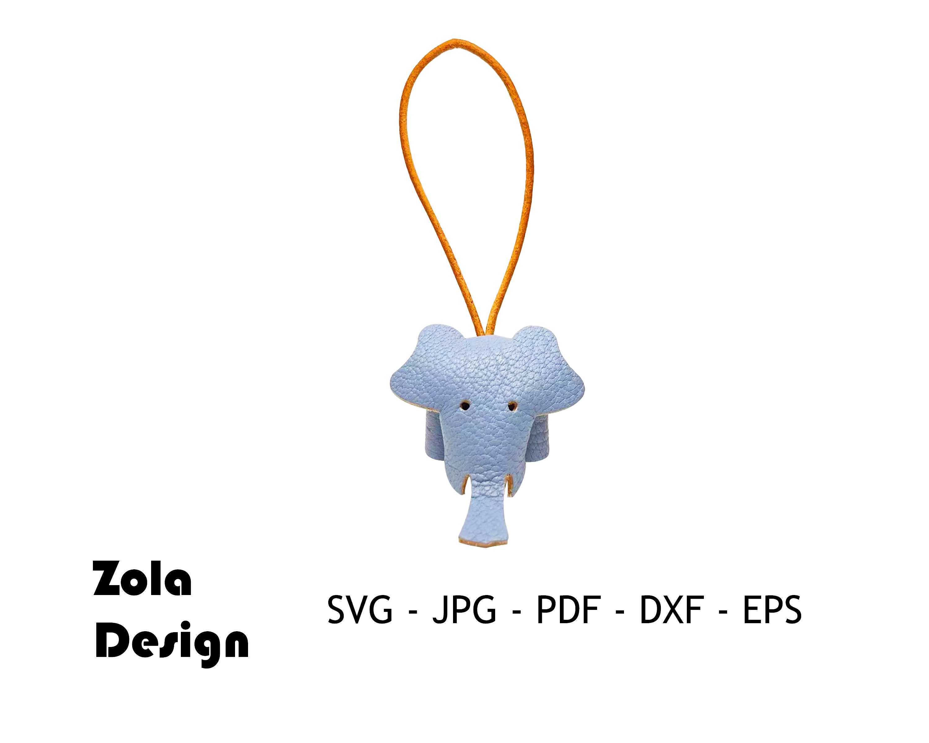 3D Animal Key Fob Template Svg Key Fob SVG Key Chain - Etsy Australia