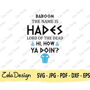 Hades SVG | Hercules Svg | Villain Svg | Hades Quote Svg | Funny Quote ...