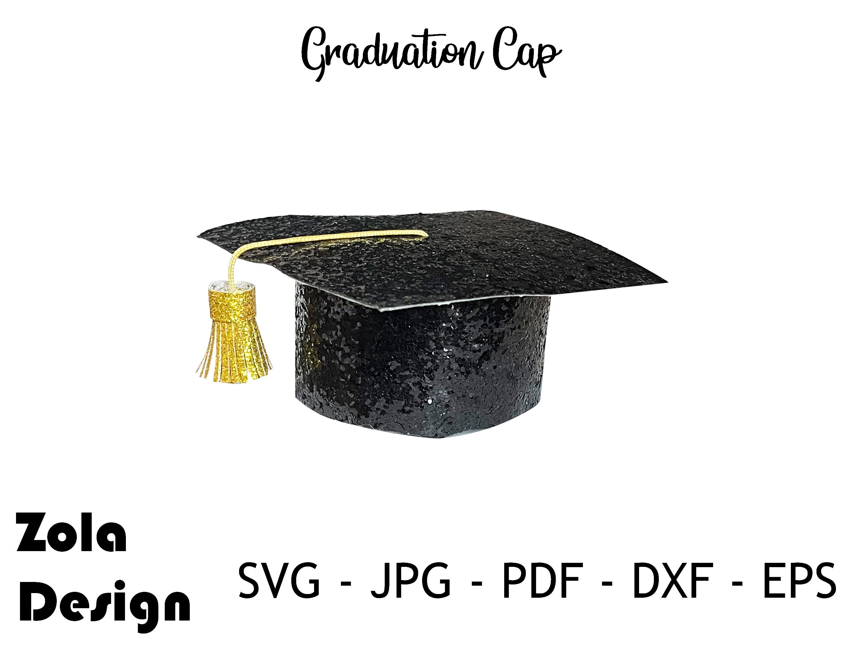 Mini Graduation Cap Template