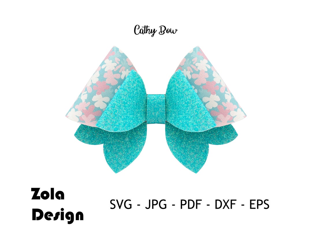 Cathy Hairbow Template SVG | Hairbow Template SVG | Bow SVG | Bow ...