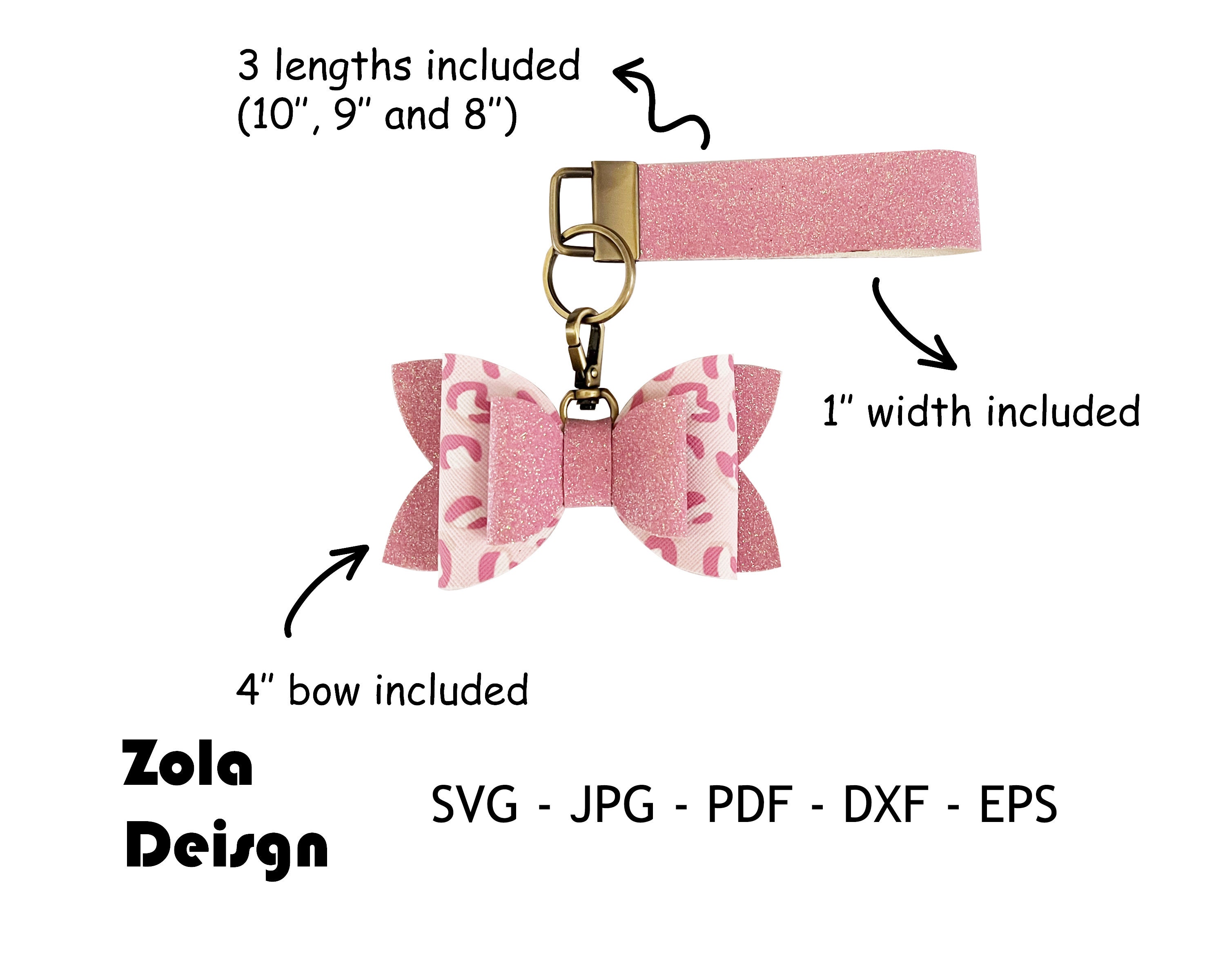 Bow Key Fob and Keychain Template SVG Key Fob Svgkey Chain - Etsy UK