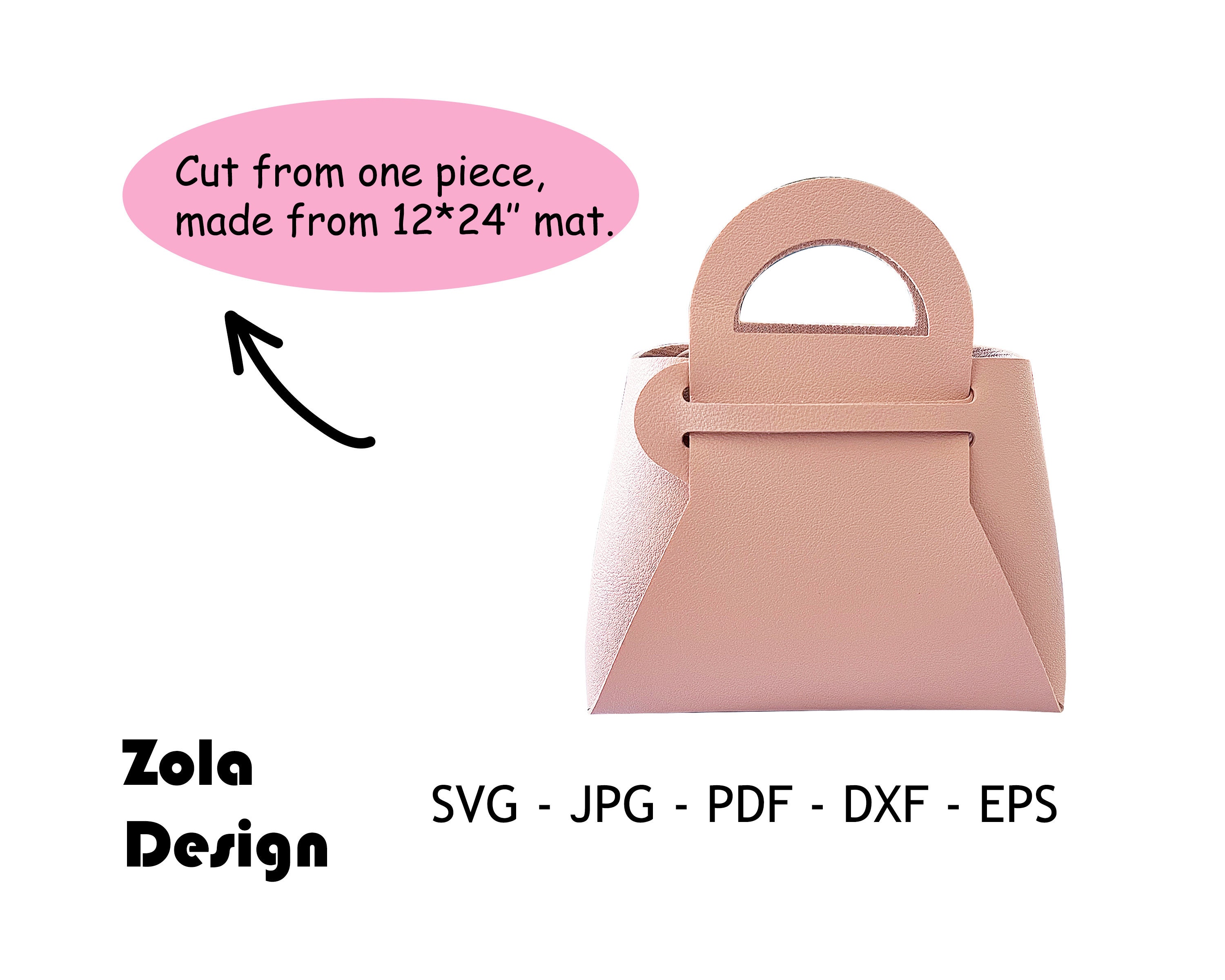 Modern Purse Svg Gift Bag Template Svg Coin Purse Template - Etsy UK