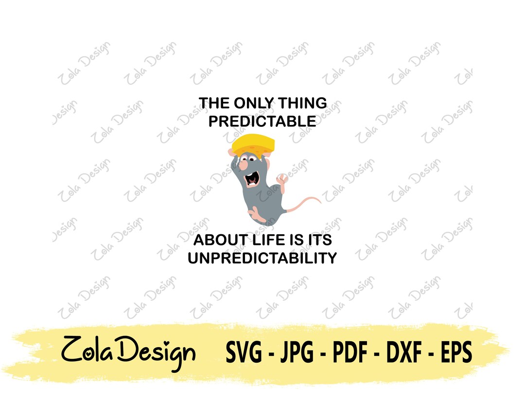 Little Chef Svg | Kitchen Svg | Mouse Cheese SVG | Quote Svg | Ratatouille Svg | Funny Quote Svg ...