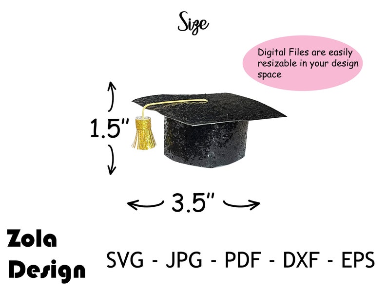 Graduation Cap Template SVG Hat Template Svgtop Hat Template - Etsy