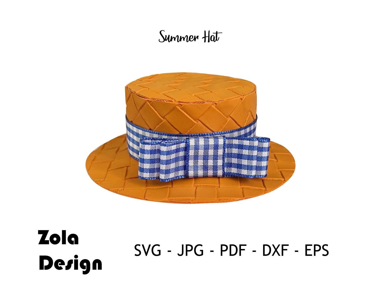 Summer Hat Template SVG Hat Template SVG Top Hat Template - Etsy
