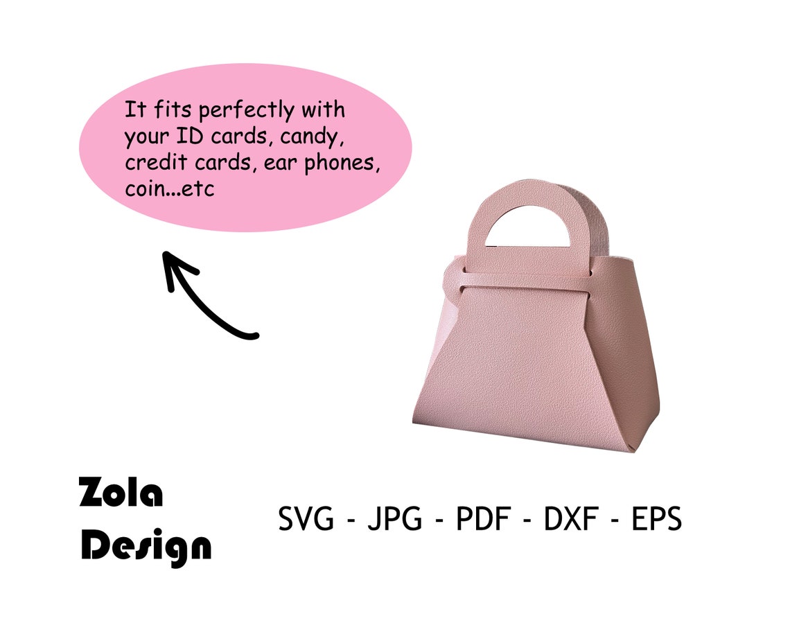 Modern Purse Svg Gift Bag Template Svg Coin Purse Template - Etsy