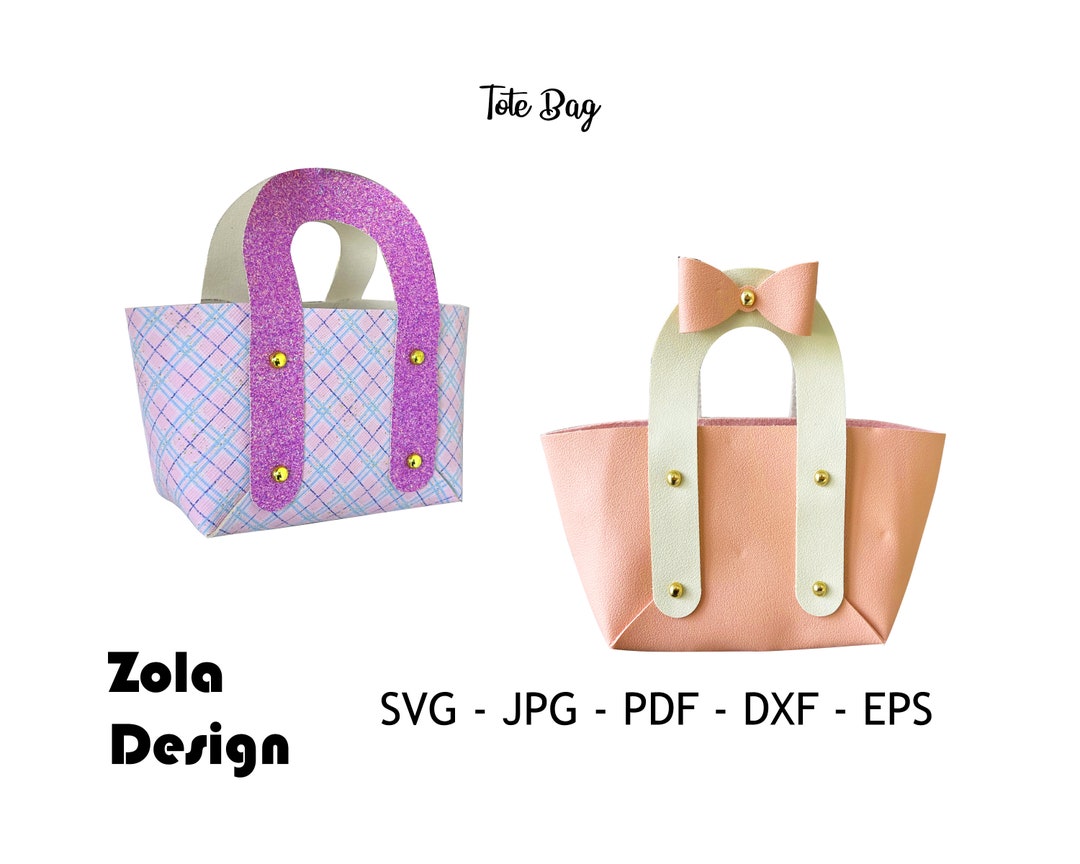 Tote Bag Svg | Gift Bag Template Svg | Coin Purse Template SVG | Sweet ...