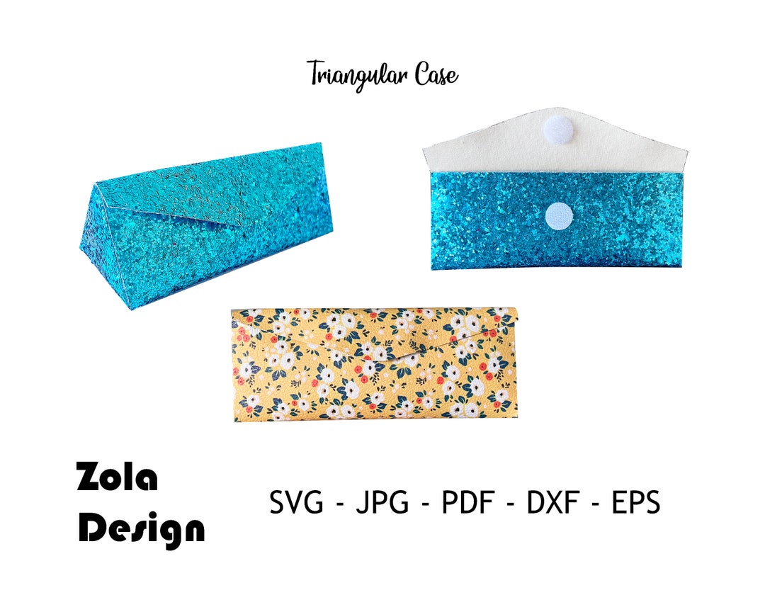 Triangular Case Svg | Gift Bag Template Svg | Coin Purse Template SVG ...
