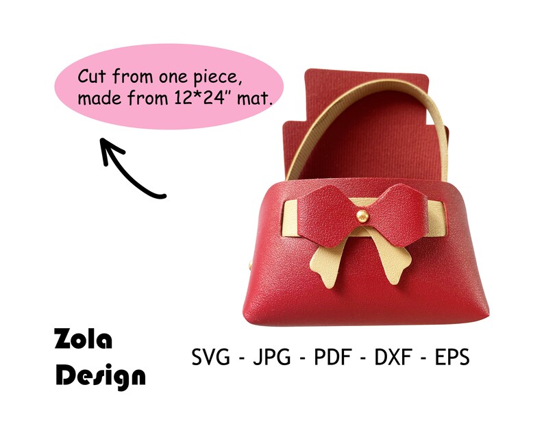 Plug in Clasp Purse Svg Gift Bag Template Svg Coin Purse - Etsy