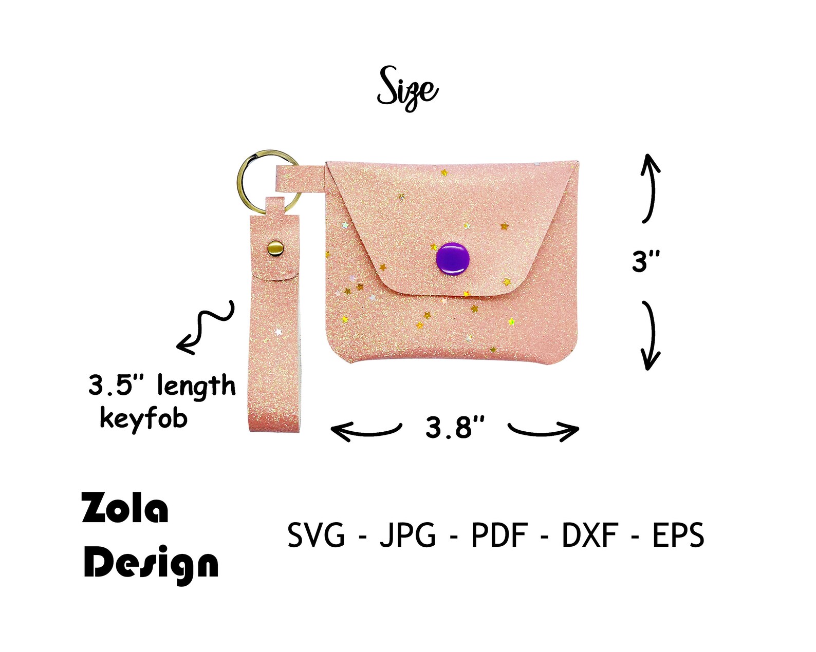 Card Purse Svg Coin Purse Template SVG Sweet Wedding Favor - Etsy