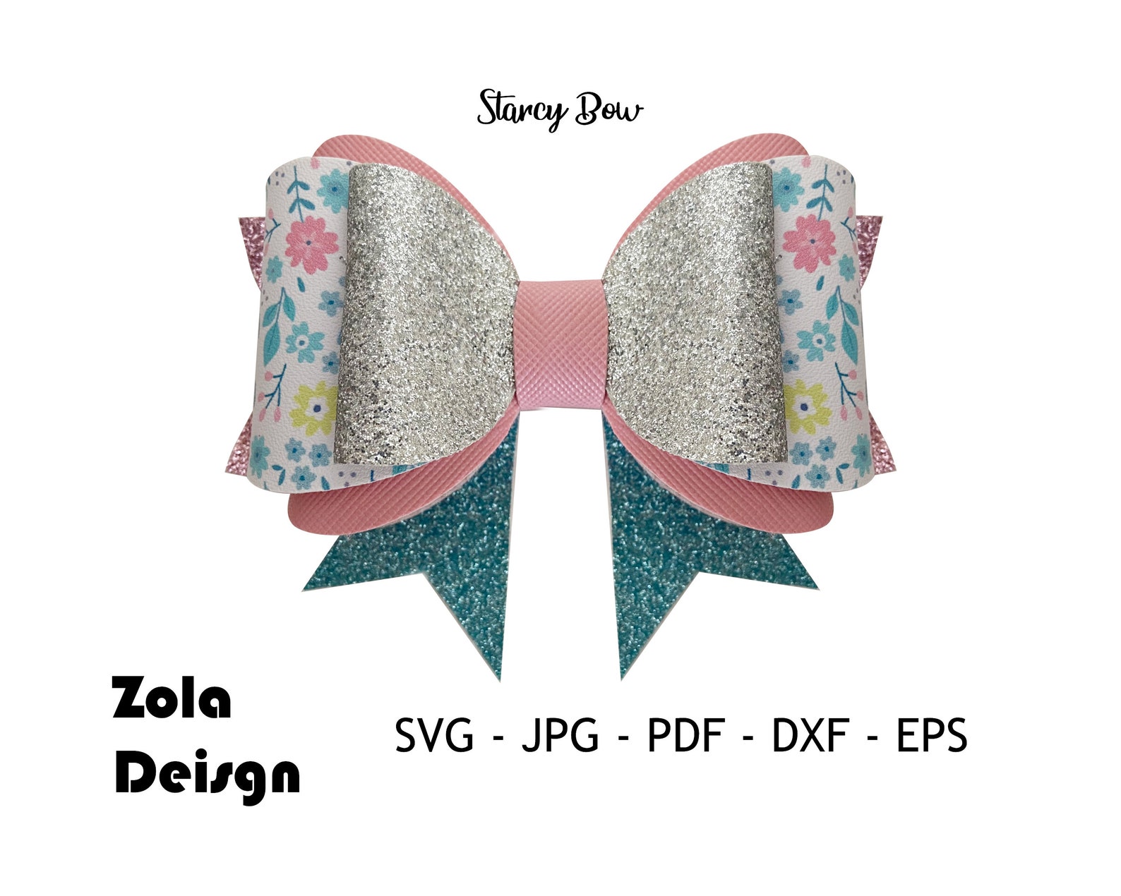 Stacy Hairbow Template SVG | Hairbow Template SVG | Bow SVG | Bow ...