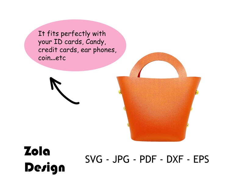 Fashion Purse Svg Gift Bag Template Svg Coin Purse - Etsy