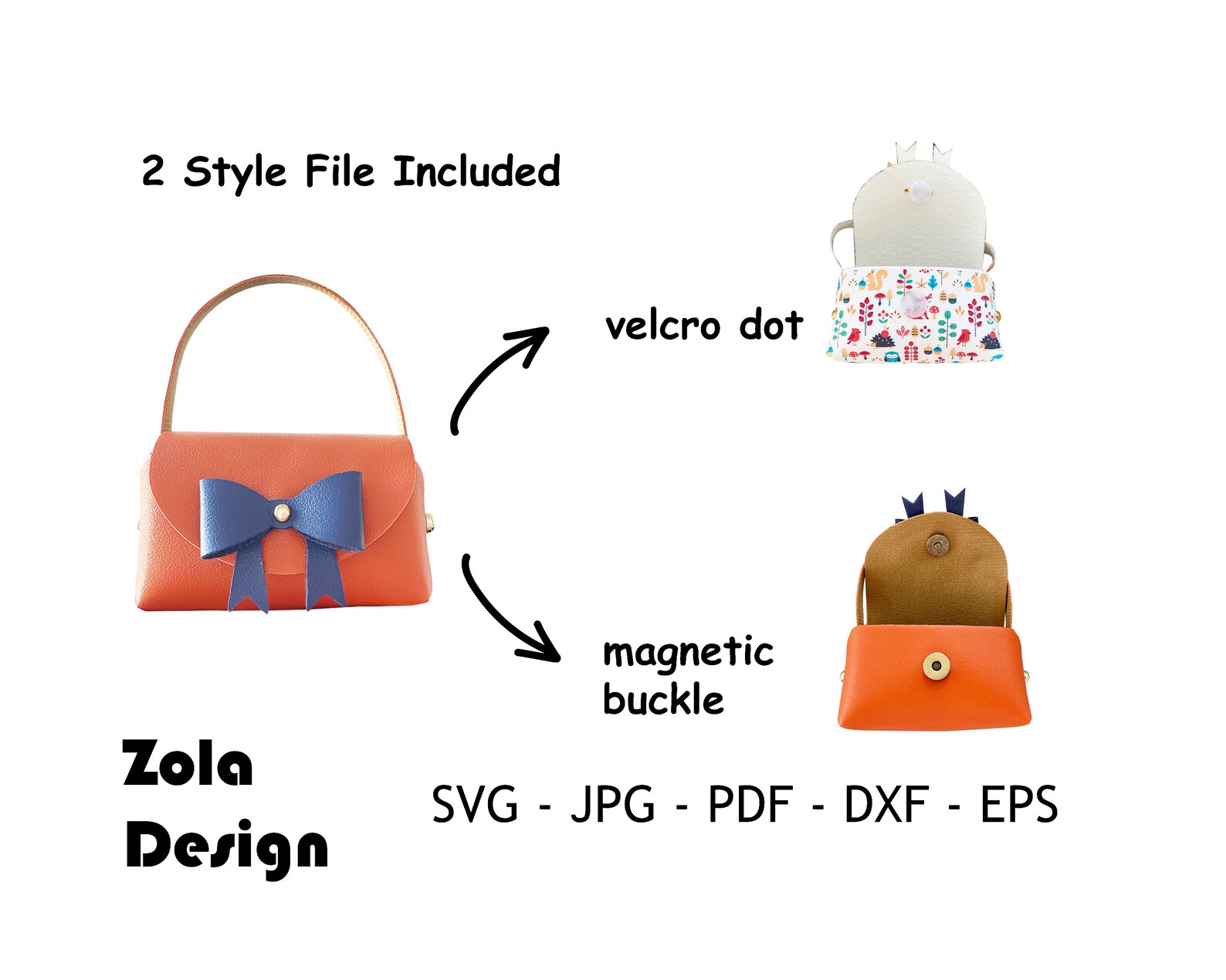 Leather Mini Pouch Svg Gift Bag Template Svg Coin Purse - Etsy