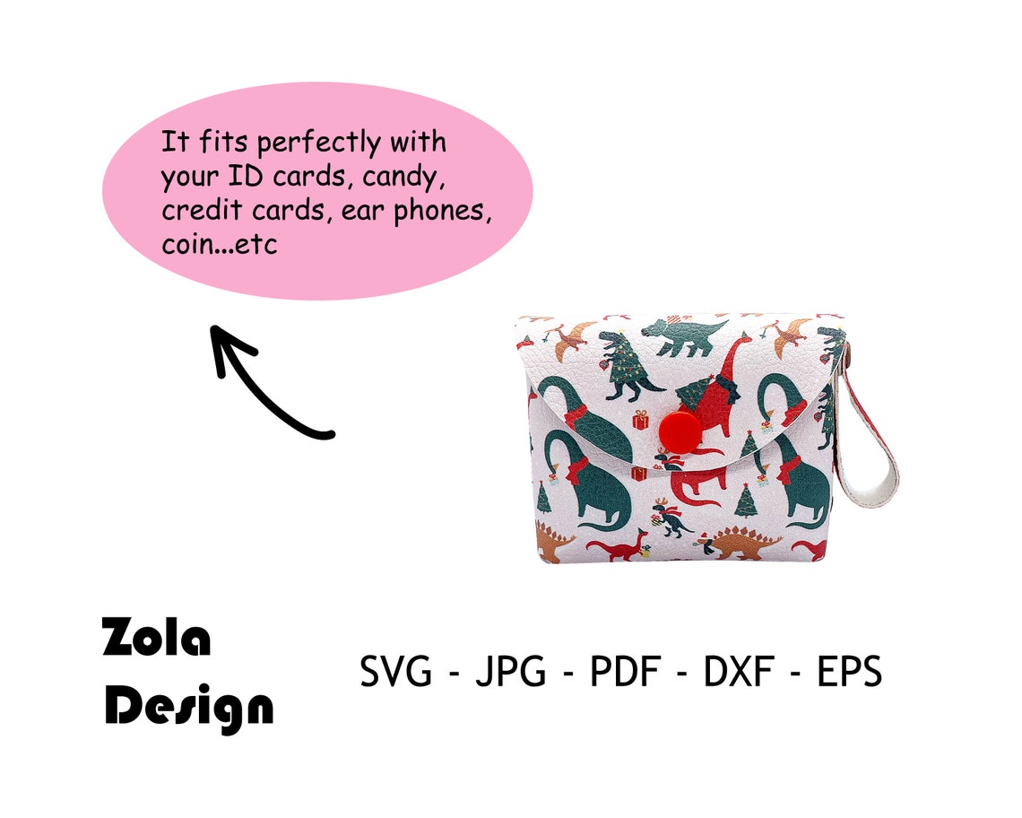 Little Coin Purse Svg Gift Bag Template Svg Coin Purse - Etsy