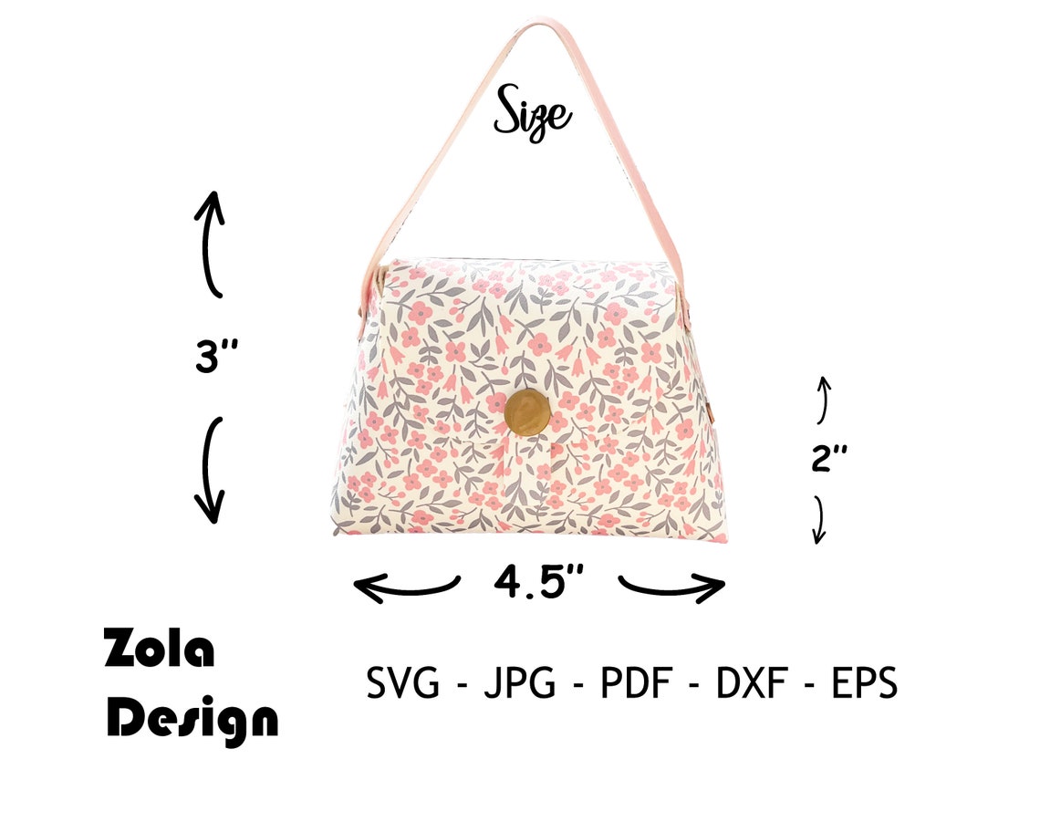 Purse Template SVG coin Purse Template SVG Faux Leather - Etsy