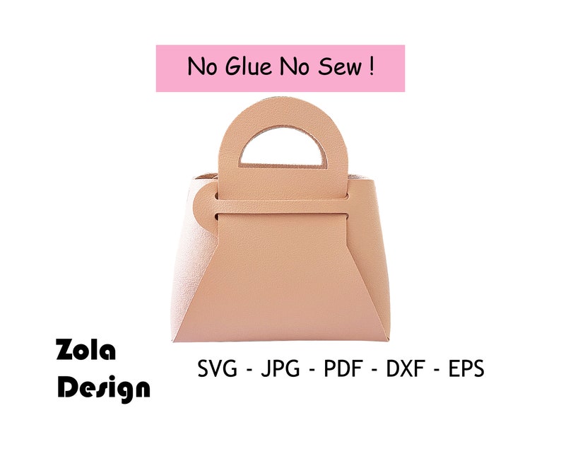 Modern Purse Svg Gift Bag Template Svg Coin Purse Template - Etsy