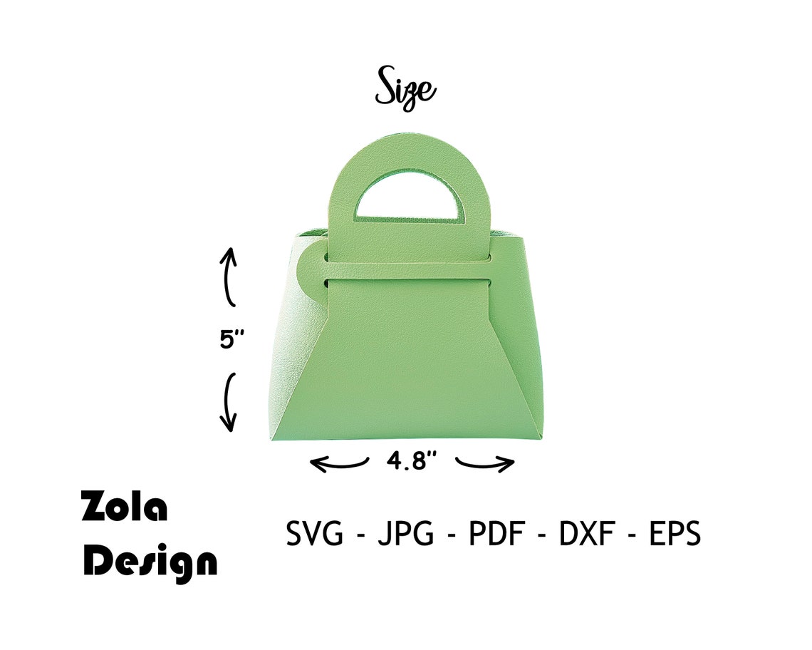 Modern Purse Svg Gift Bag Template Svg Coin Purse Template - Etsy