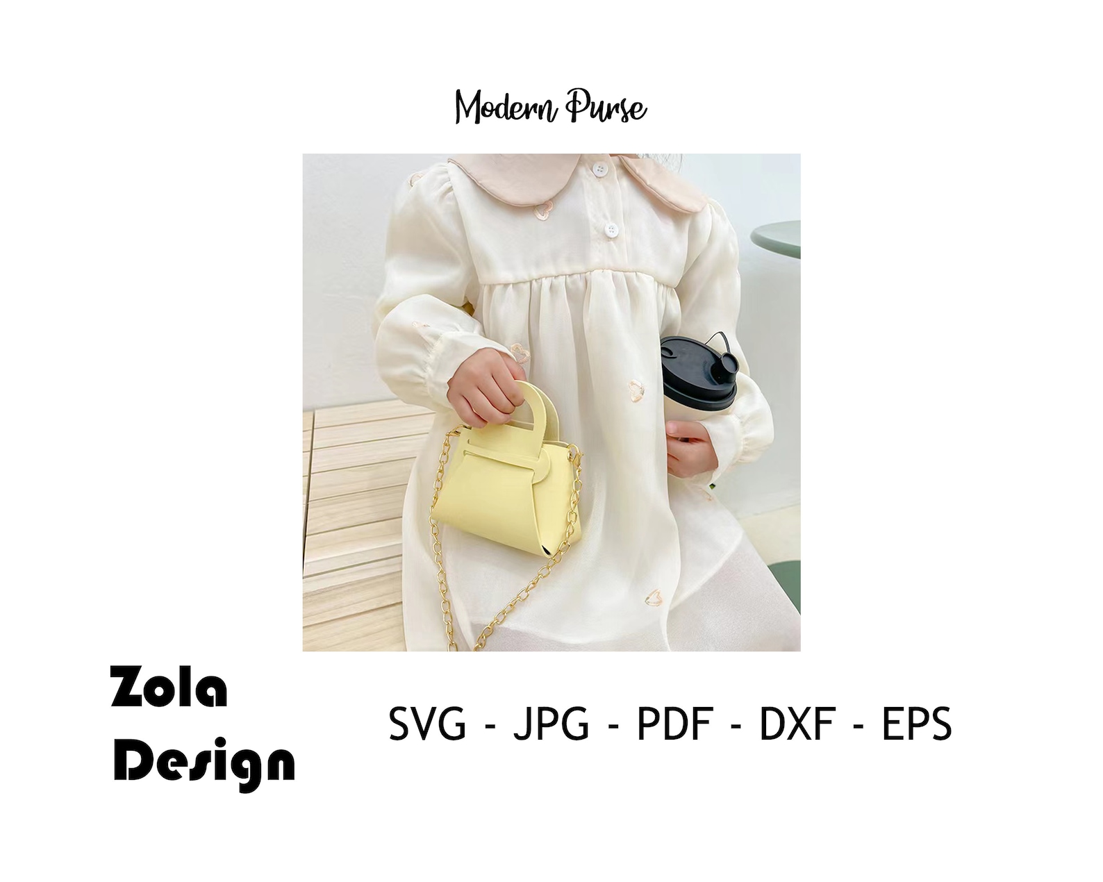 Modern Purse Svg Gift Bag Template Svg Coin Purse Template - Etsy