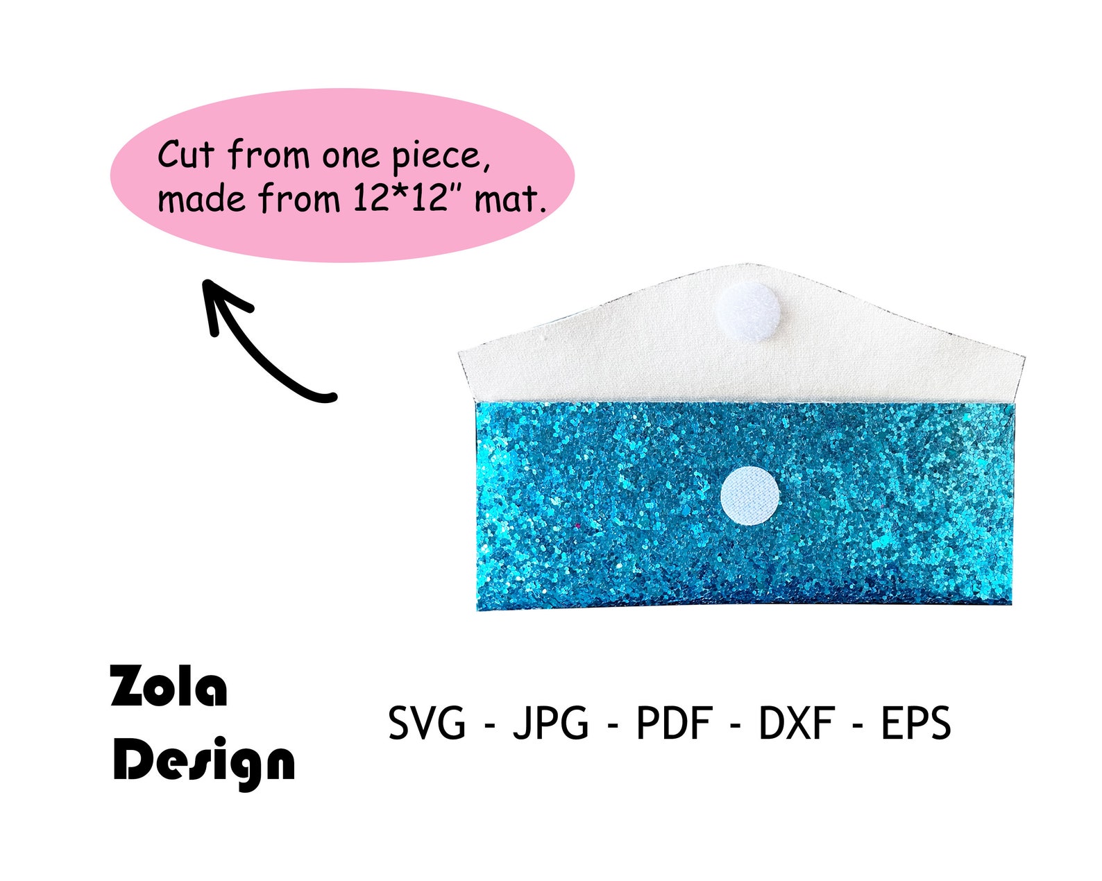 Triangular Case Svg Gift Bag Template Svg Coin Purse - Etsy