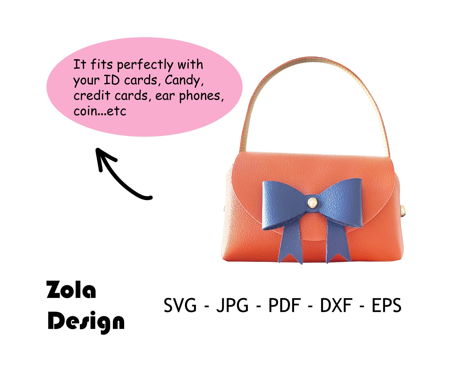 Leather Mini Pouch Svg | Gift Bag Template Svg | Coin Purse Template ...