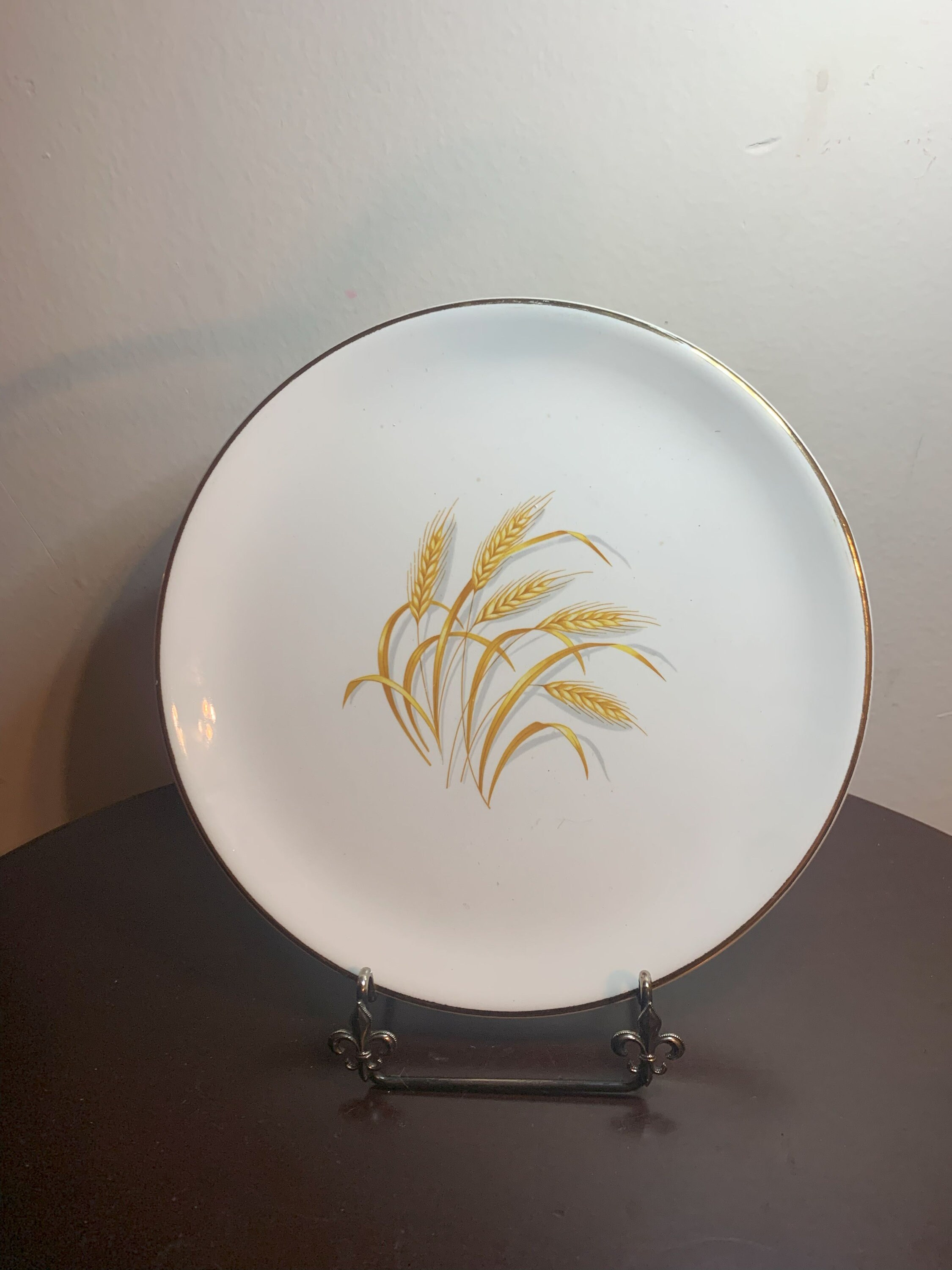 Vintage Homer Laughlin Golden Wheat China Dinner Plates Lot of 7 ...
