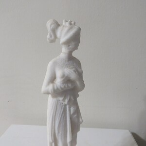 Vintage Italian Resin Roman Female Sculpture - Etsy