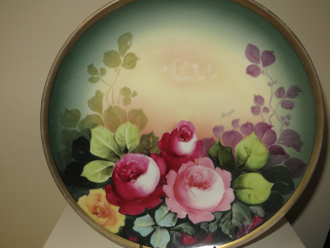 Marked L.S & S Austria Decorative Plate Signed Toivrier - Etsy