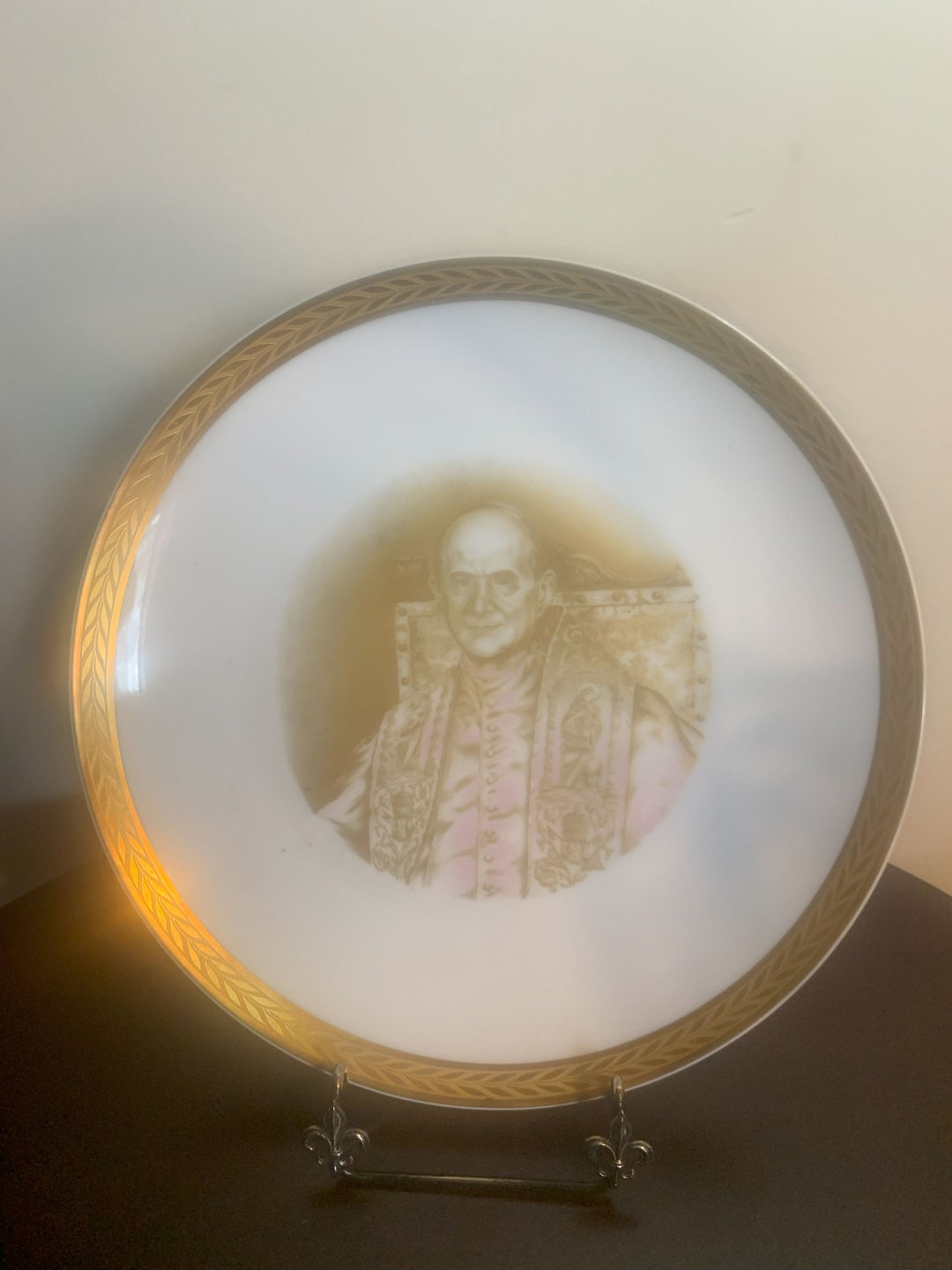 Rare Vintage Royal Tettau Pope Paul VI - Catholic Decorative Historic ...