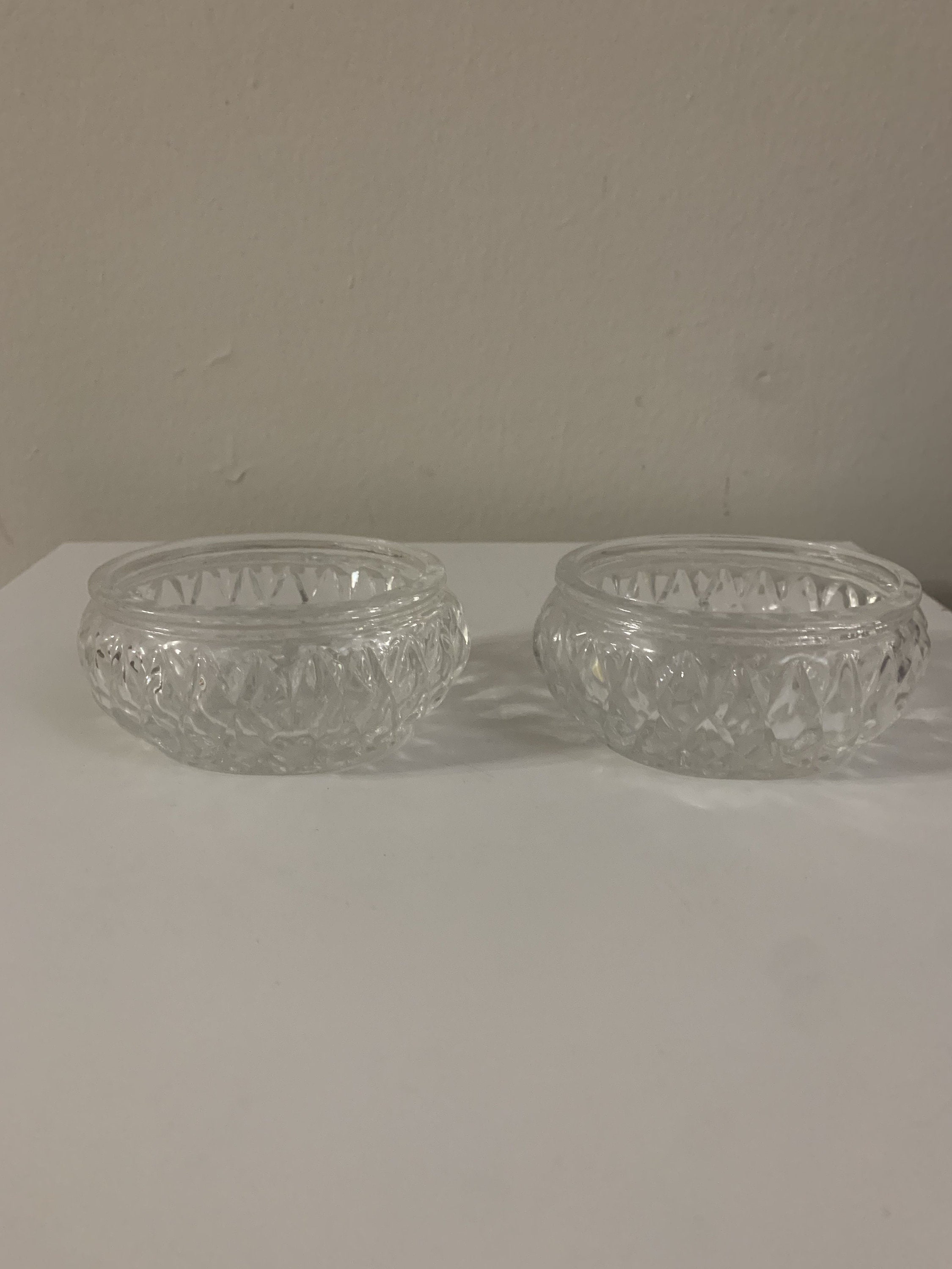 Rare Vintage Crystal Small Bowls - Etsy