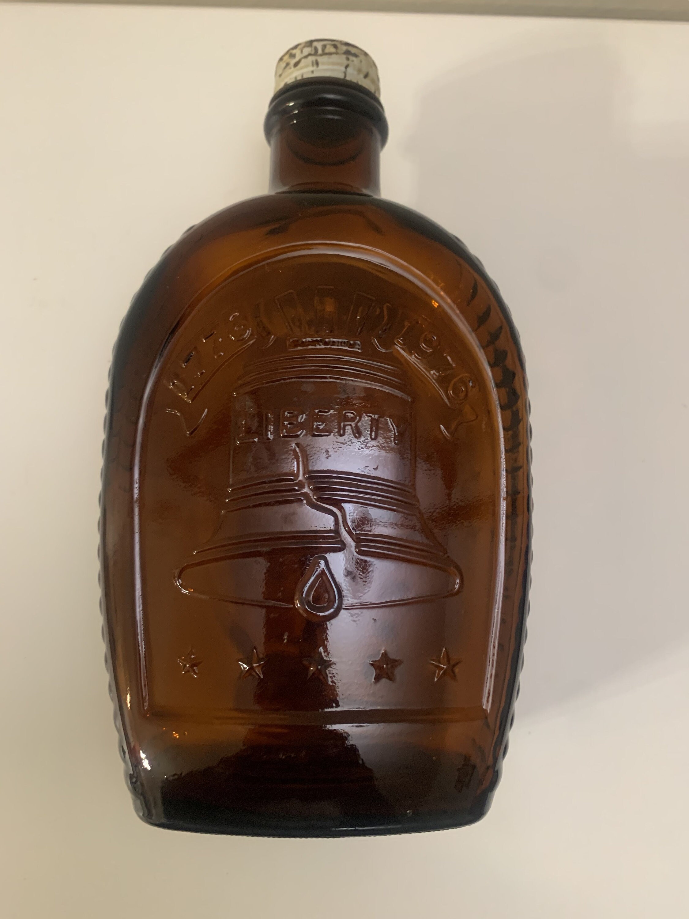Vintage 1776 Amber Loc Cabin Syrup Bottle - Etsy