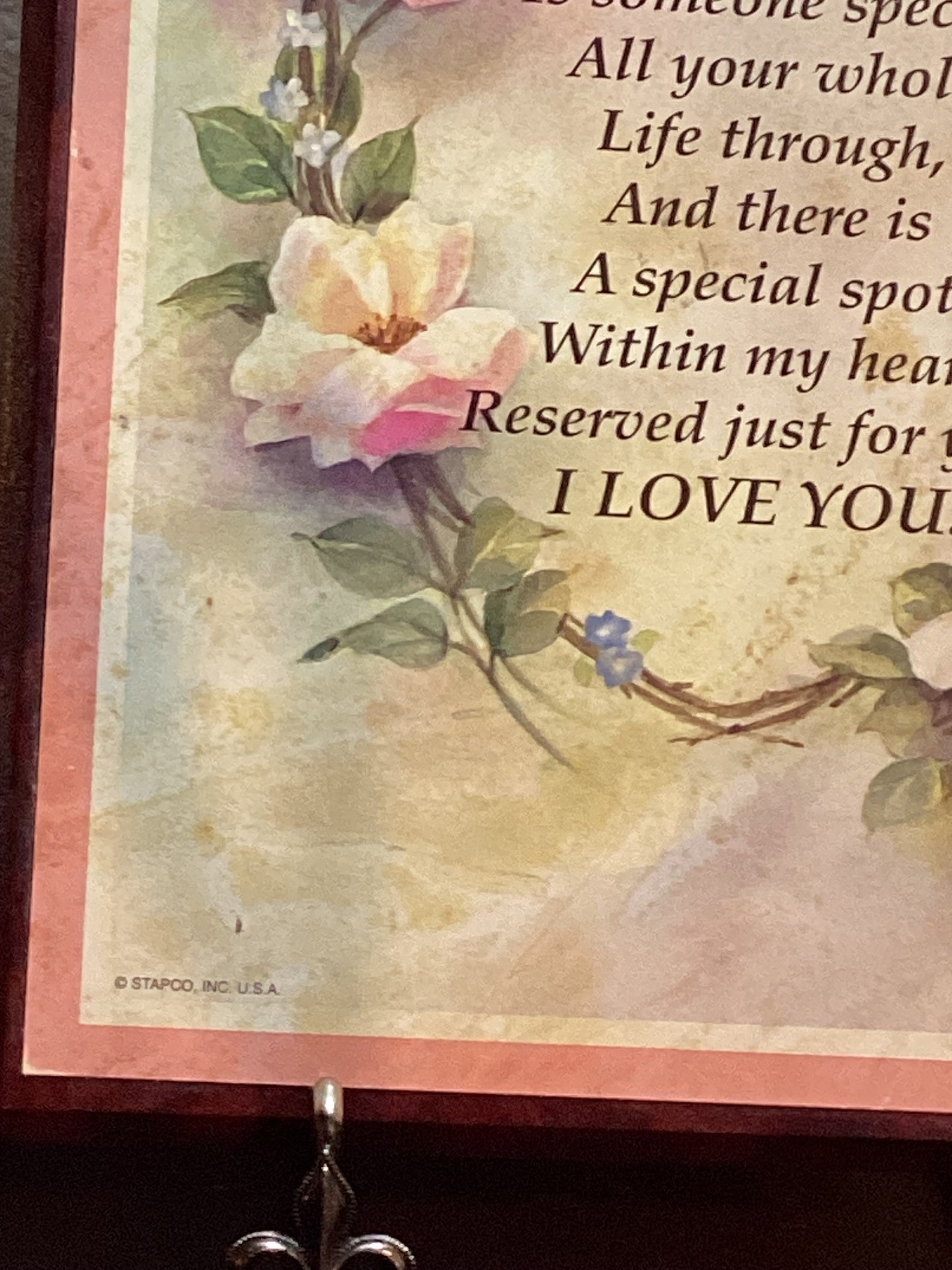 Marked STAPCO Inc Aunty Special Moment Descriptive Wall Mount/ Table ...