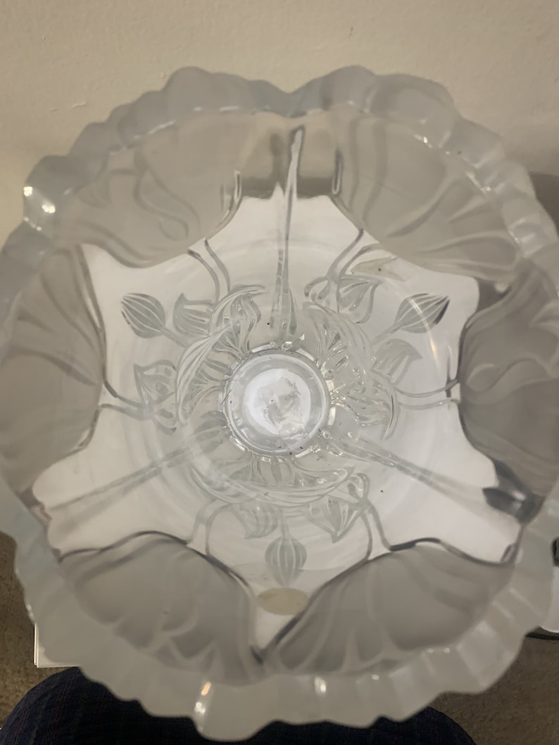 Rare Hand Cut Mouth Blown Block Crystal Vase | Etsy