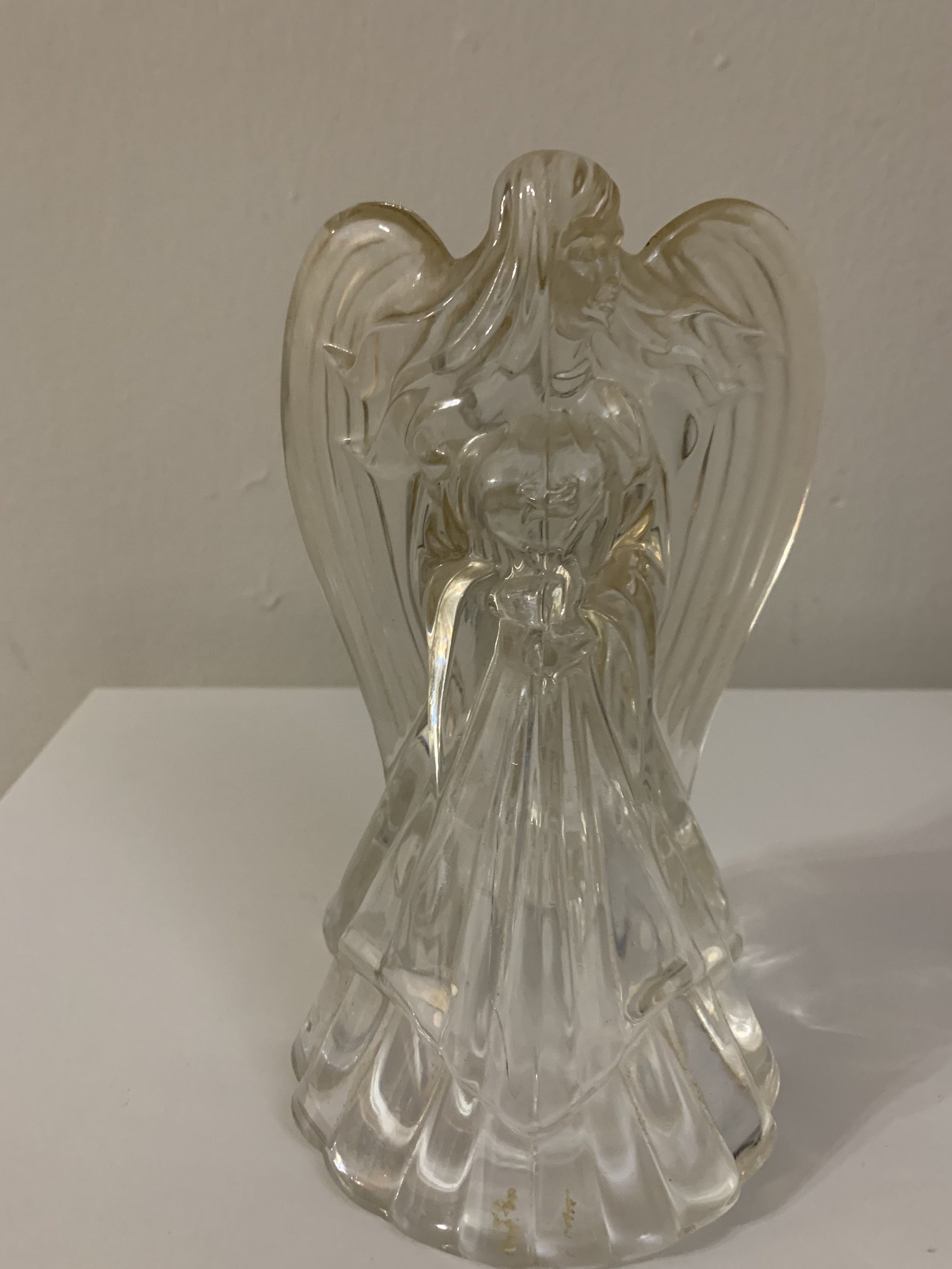 Vintage Crystal Glass Angel- Like Figurine - Etsy
