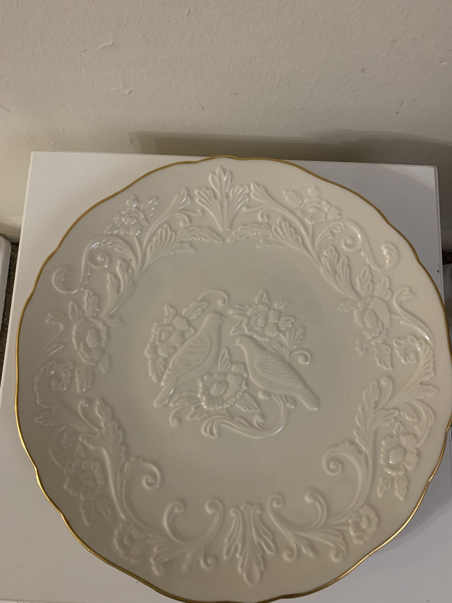 Vintage Lenox Wedding Commemorative Plate. - Etsy