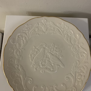 Vintage Lenox Wedding Commemorative Plate. - Etsy
