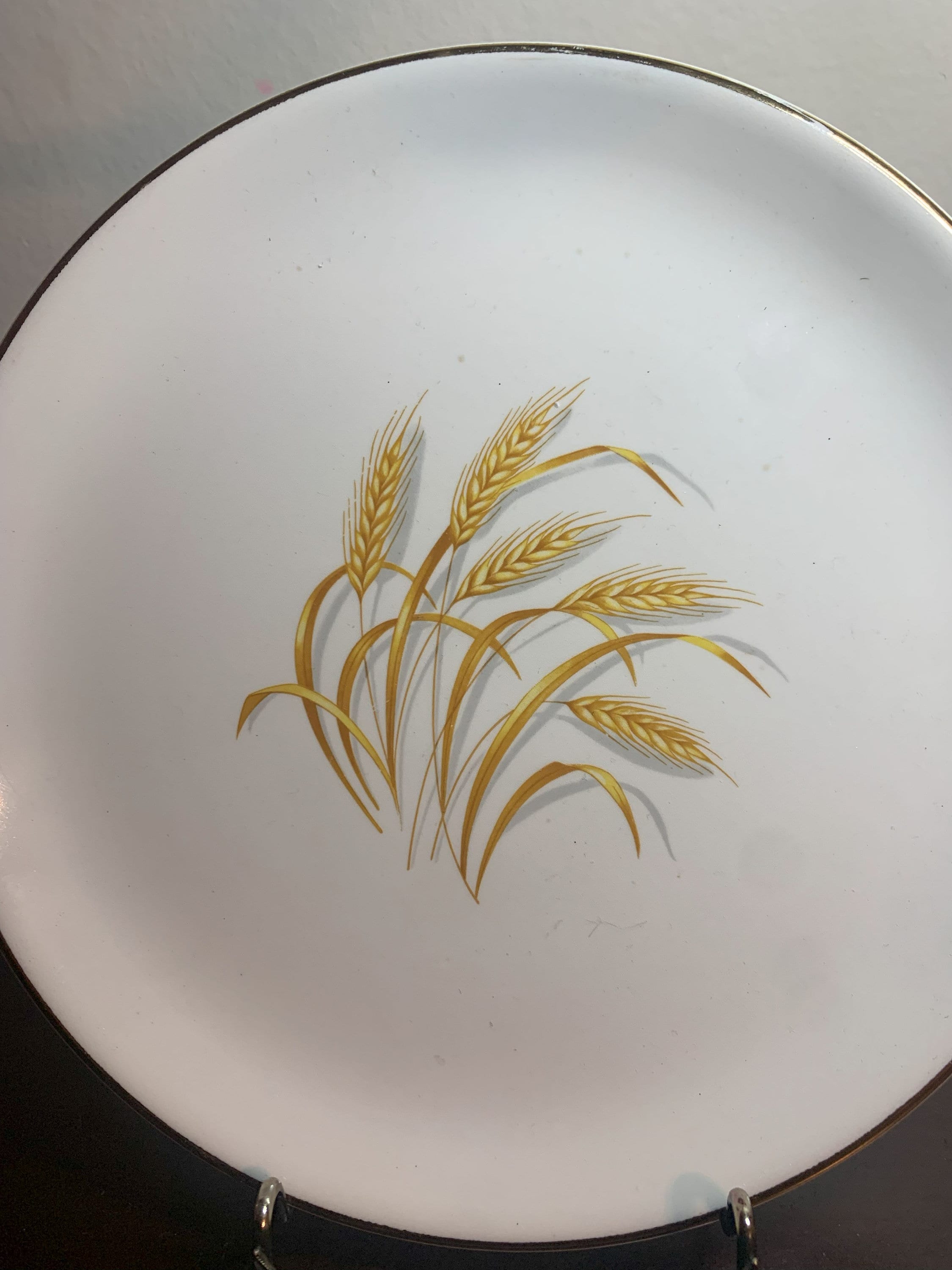 Vintage Homer Laughlin Golden Wheat China Dinner Plates Lot of 7 ...