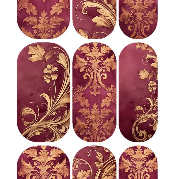 Baroque Decals - Etsy