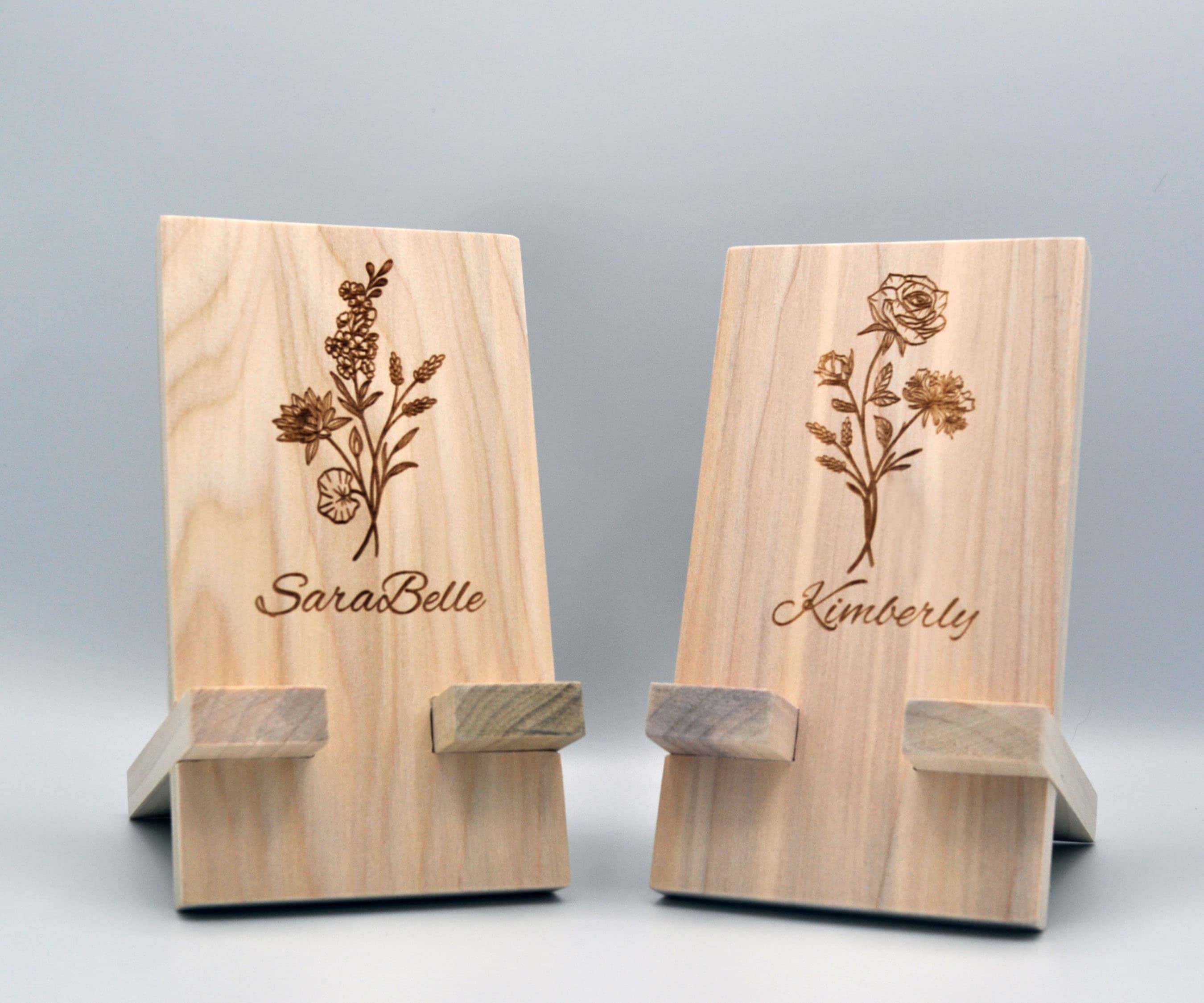 Personalized Engraved Phone Stand - Etsy