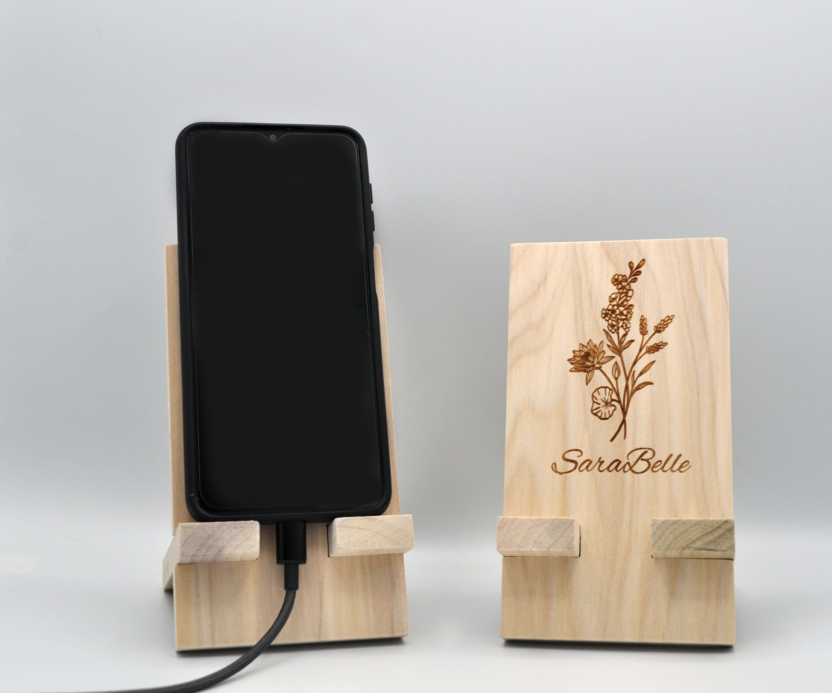 Personalized Engraved Phone Stand - Etsy