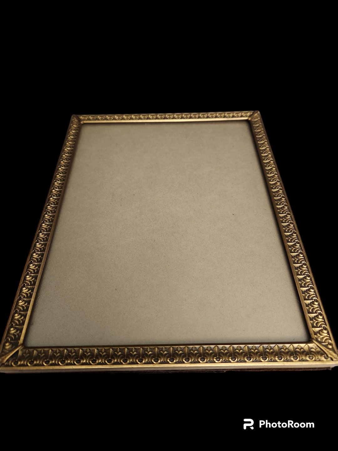 Vintage Gold Metal Table Top/wall Photo Frame - Etsy