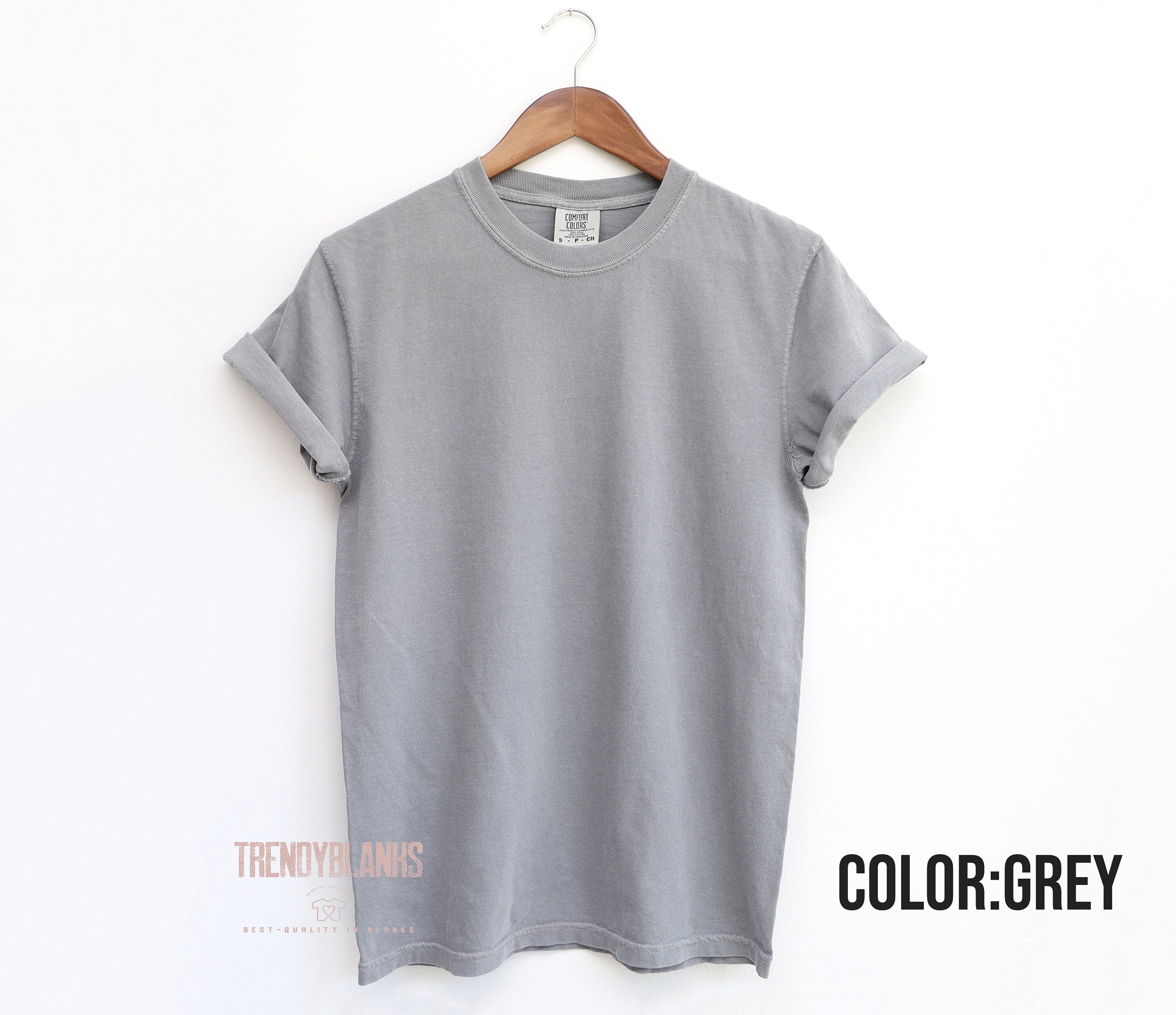 Blank Comfort Colors Shirts Basic Shirts %100 Cotton Trendy - Etsy
