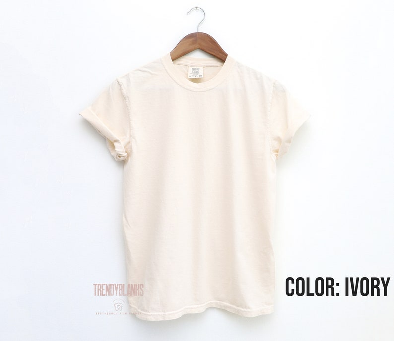 Blank Comfort Colors Shirts Basic Shirts %100 Cotton Trendy - Etsy