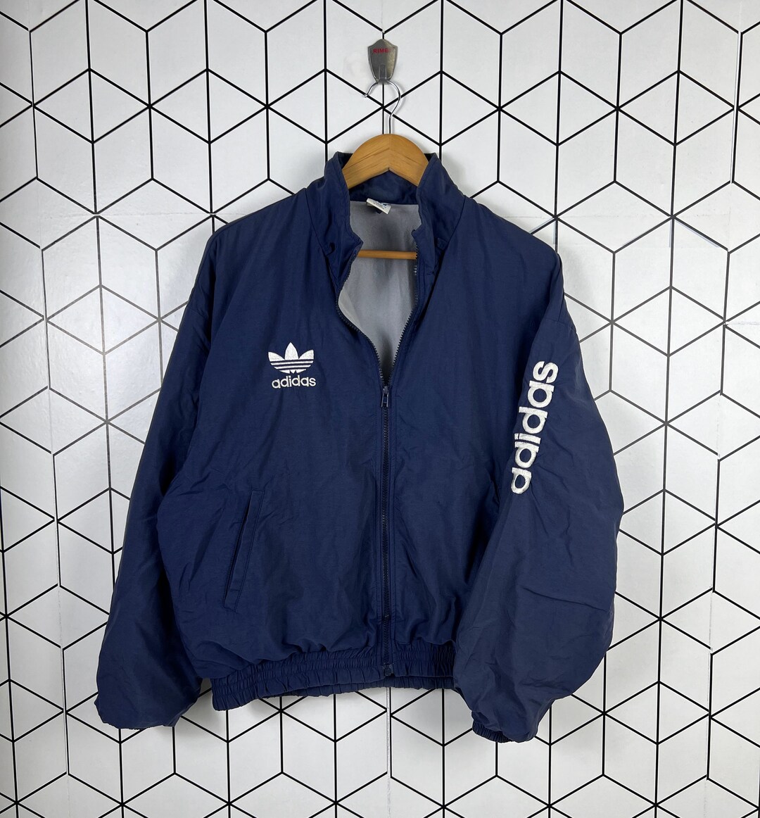 Vintage Adidas Trefoil Japan Light Jacket Streetwear Vintage ...
