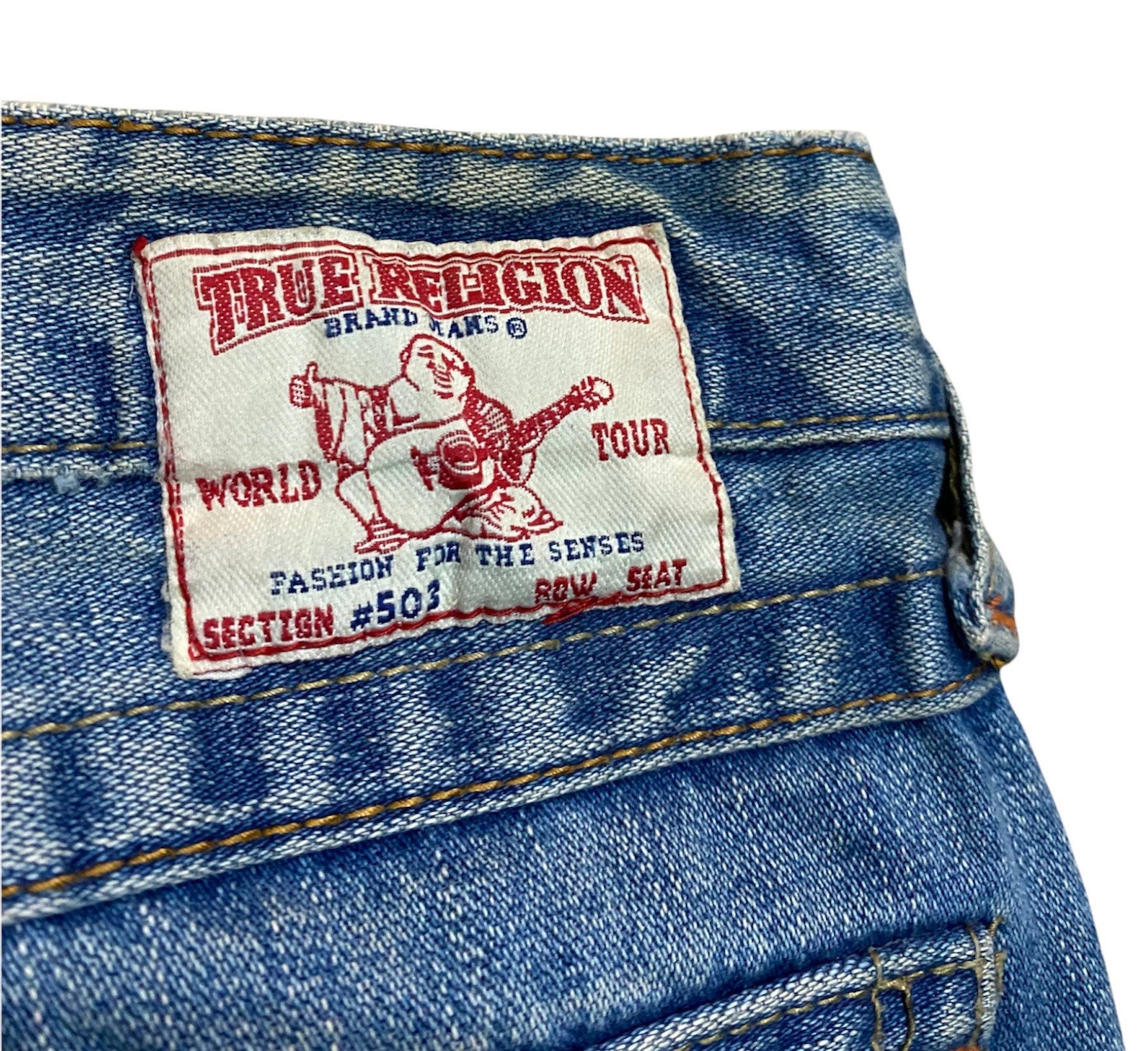 Vintage 90s True Religion Ripped Denim Jeans Japanese Brand Vintage 90s True Religion Ripped Denim Jeans Japanese Brand