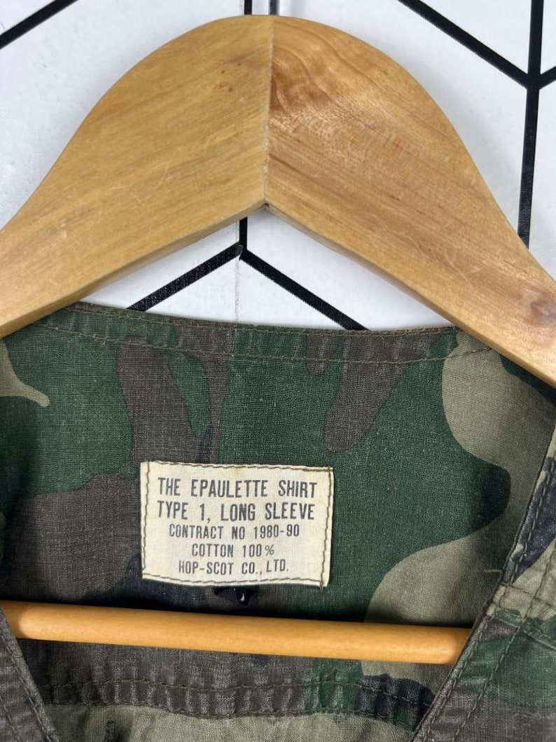 Vintage Us Military Type 1 Camo Utility Vest Tactical Vest Streetwear ...