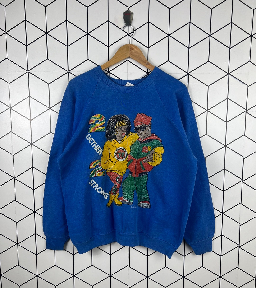 Vintage 1992 Music Rap Tee Hip Hop 2B Gether Strong Sweatshirt Rap ...