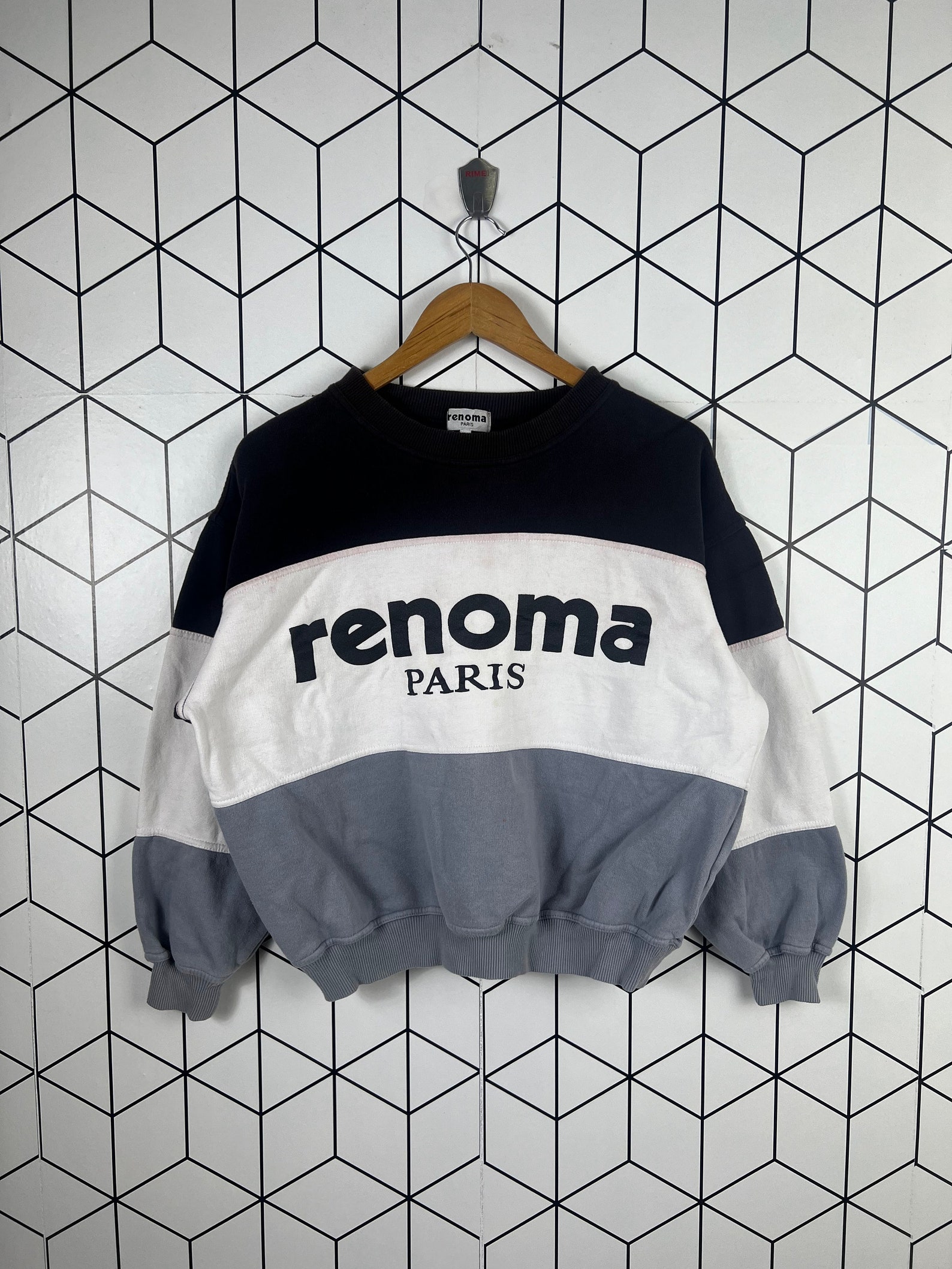 Vintage Renoma Paris Block Colour Sweatshirt Crewneck Streetwear - Etsy