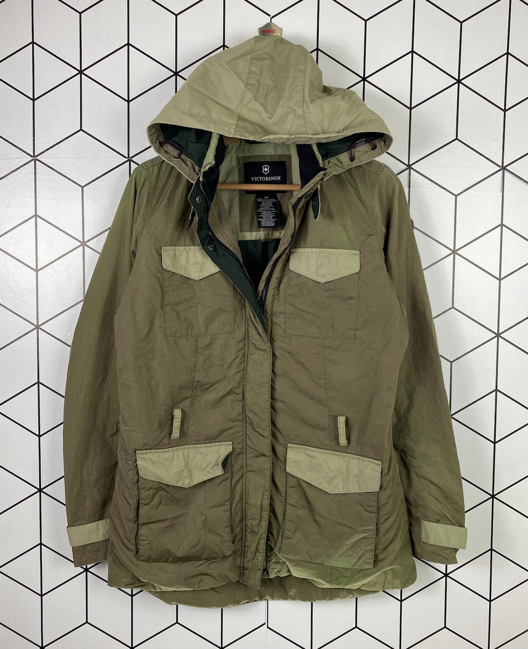 Victorinox Training Nylon Jacket Hooded Streetwear - Etsy