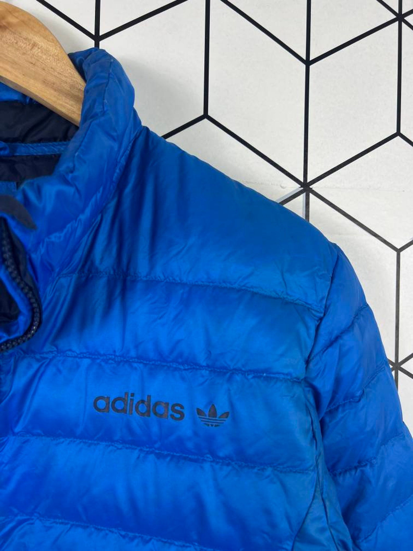 Vintage Adidas Puffer Down Jacket Streetwear - Etsy